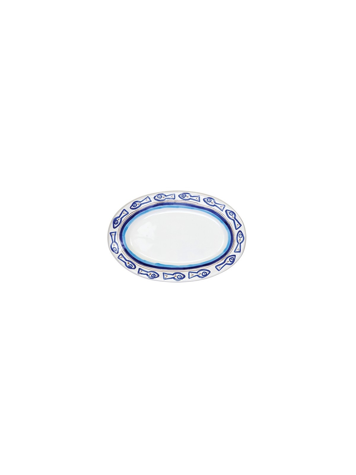 Oval plate Corfù